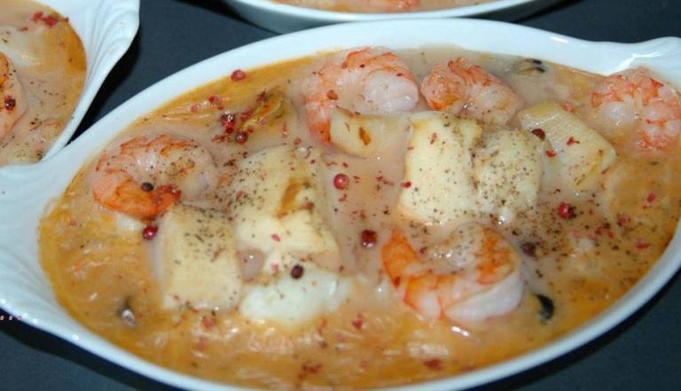 Cassolette de Fruits de mer à la crème fraîche – Recettes Du Net