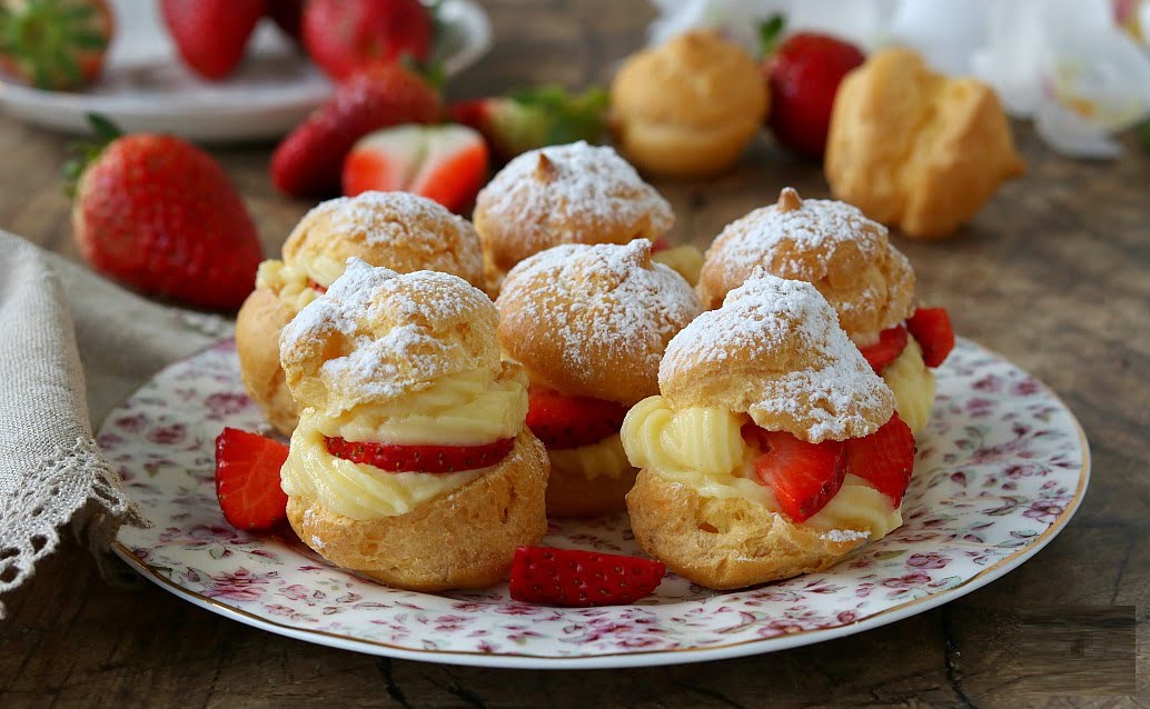 Dessert à la Crème et aux Fraises – Recettes Du Net